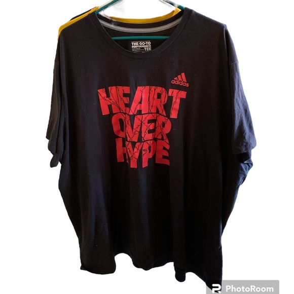 adidas | Shirts | Heart Over Hype By Adidas Mens 4x | Poshmark